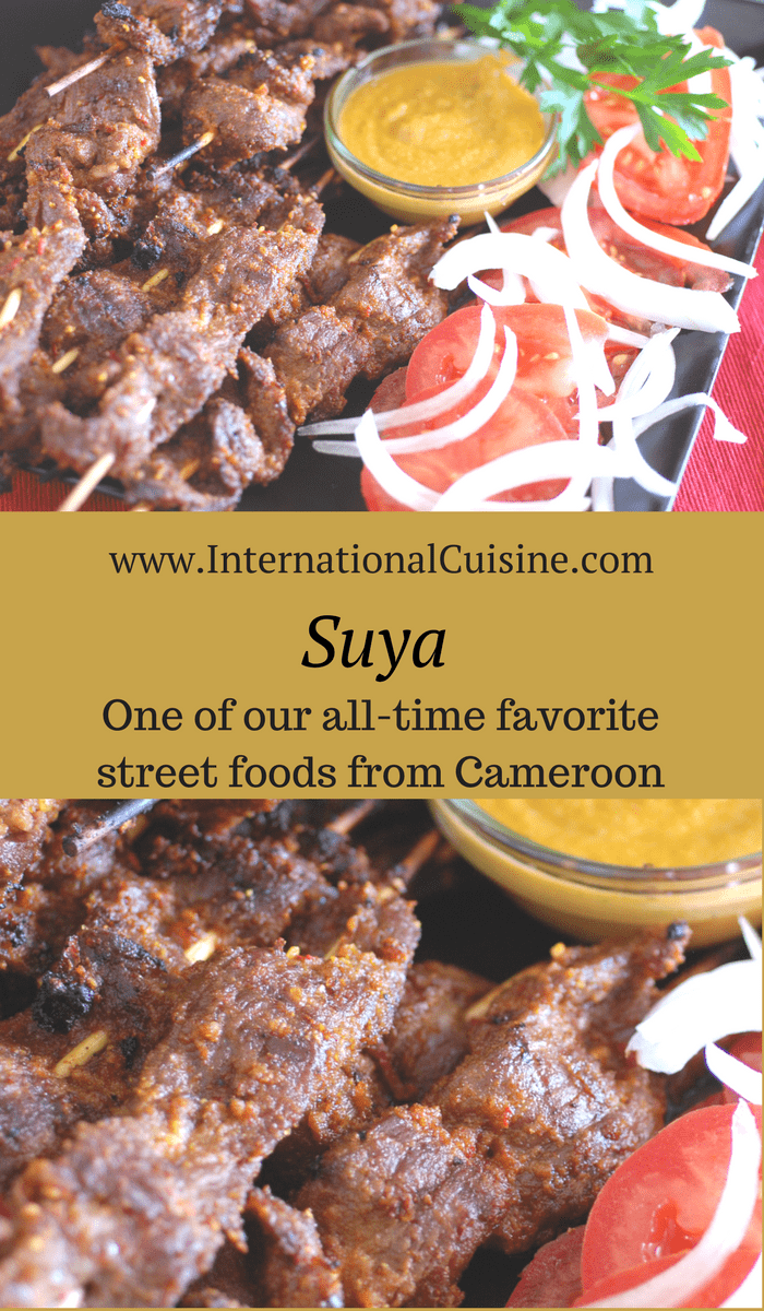 Suya (Spicy Beef on a Stick) - International Cuisine