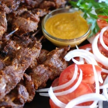 Suya (Spicy Beef on a Stick) - International Cuisine