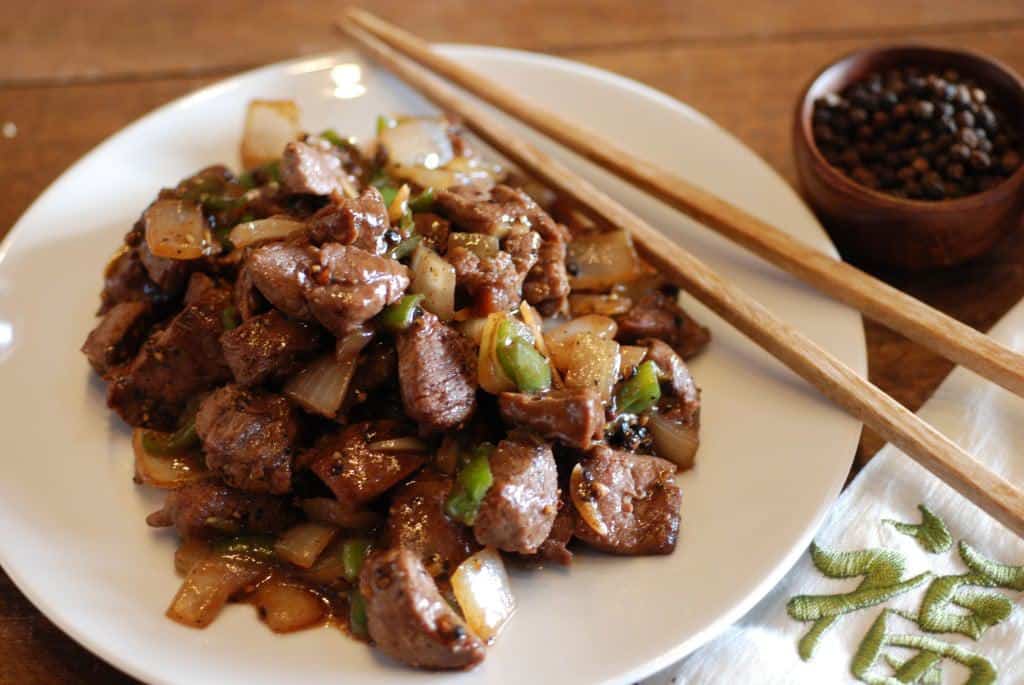 Guangdong Black Pepper Beef 黑胡椒牛柳 - International Cuisine