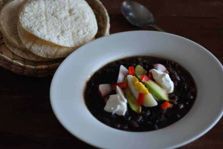 Costa Rica- Sopa Negra (Black Bean Soup) - International Cuisine