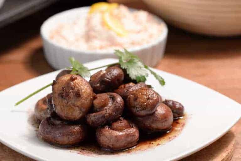 Cyprus Manitaria Krasata (Mushrooms in Wine) - International Cuisine