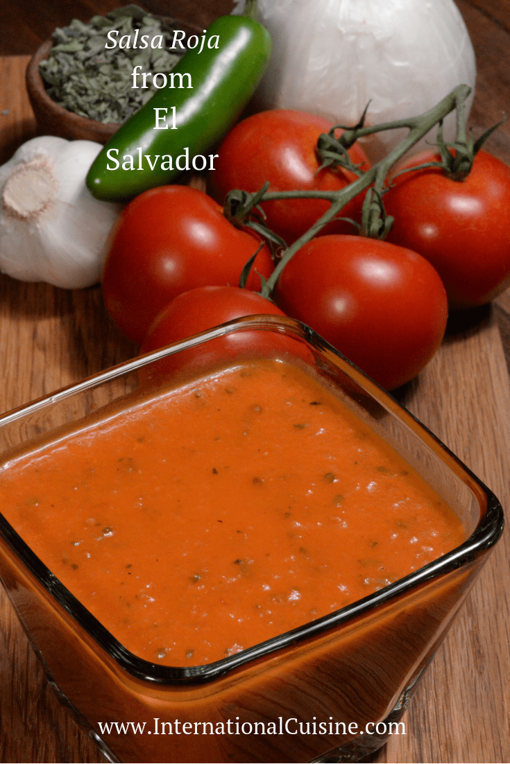 El Salvador Salsa Roja (Red Sauce) - International Cuisine