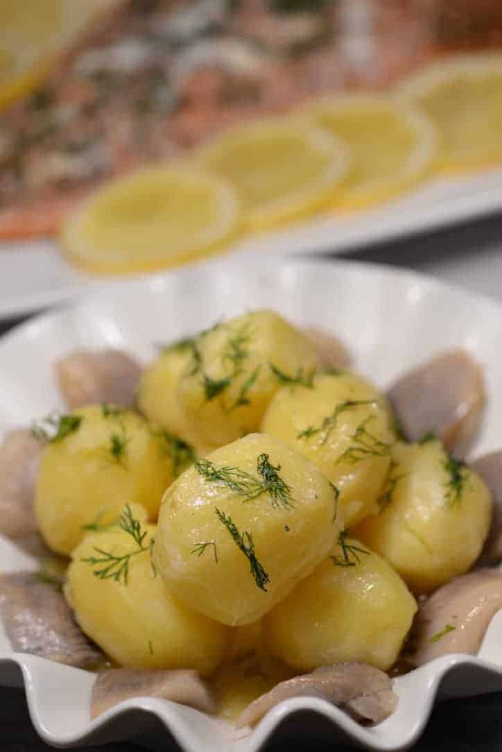 Finland Boiled Potatoes - International Cuisine