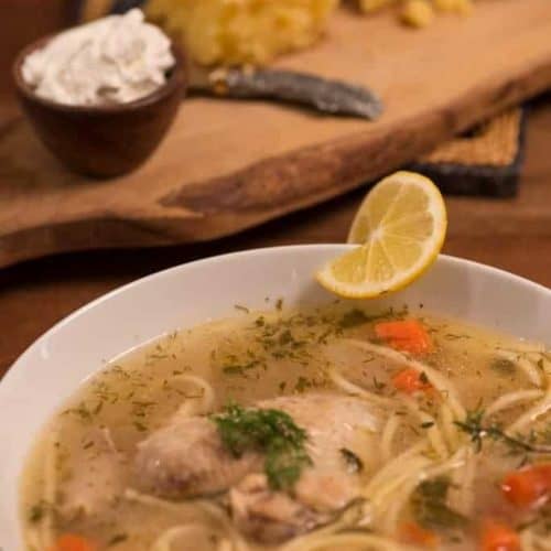 Moldovan Zeama (Chicken Soup) - International Cuisine