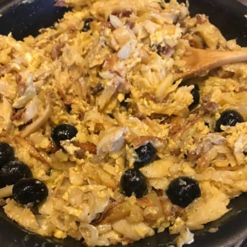 Salted Cod with Eggs (Bacalhau a Bras) - International Cuisine