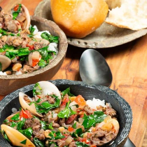 Sao Tome and Principe Clams in Port Wine (Matata) - International Cuisine