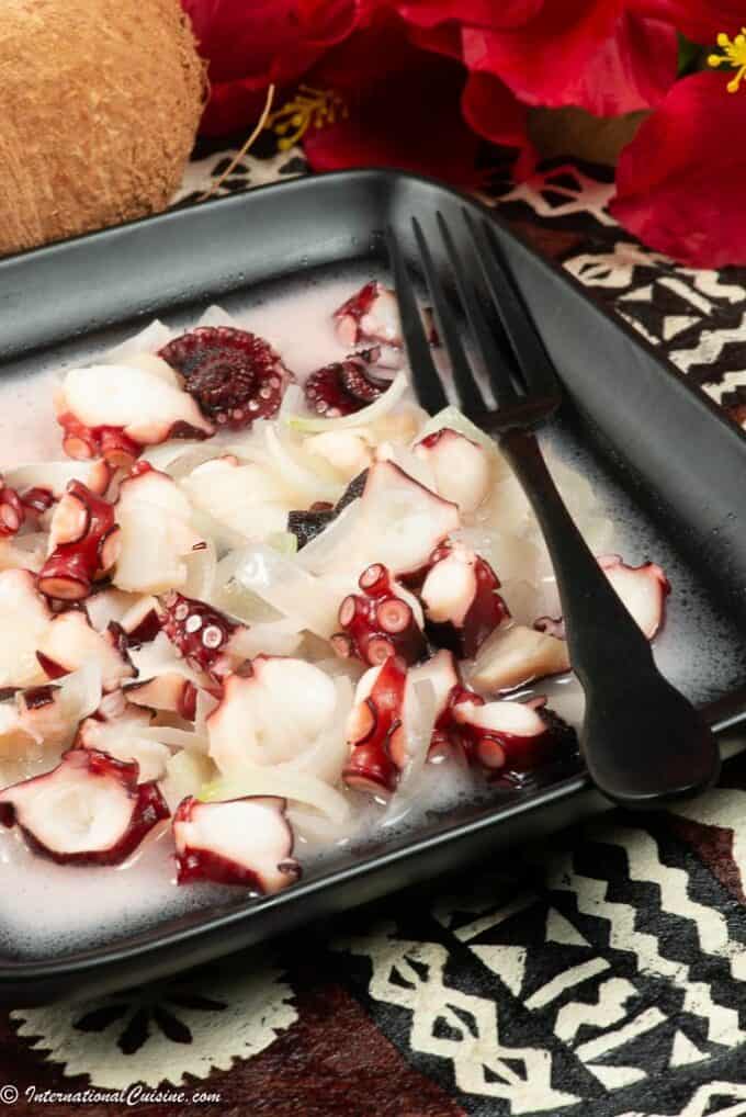 Ota Ika A Tongan Raw Fish Salad - International Cuisine