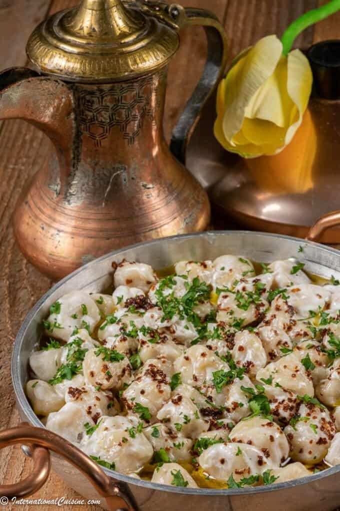 Turkish Manti Recipe (Homemade Lamb Dumplings) - International Cuisine